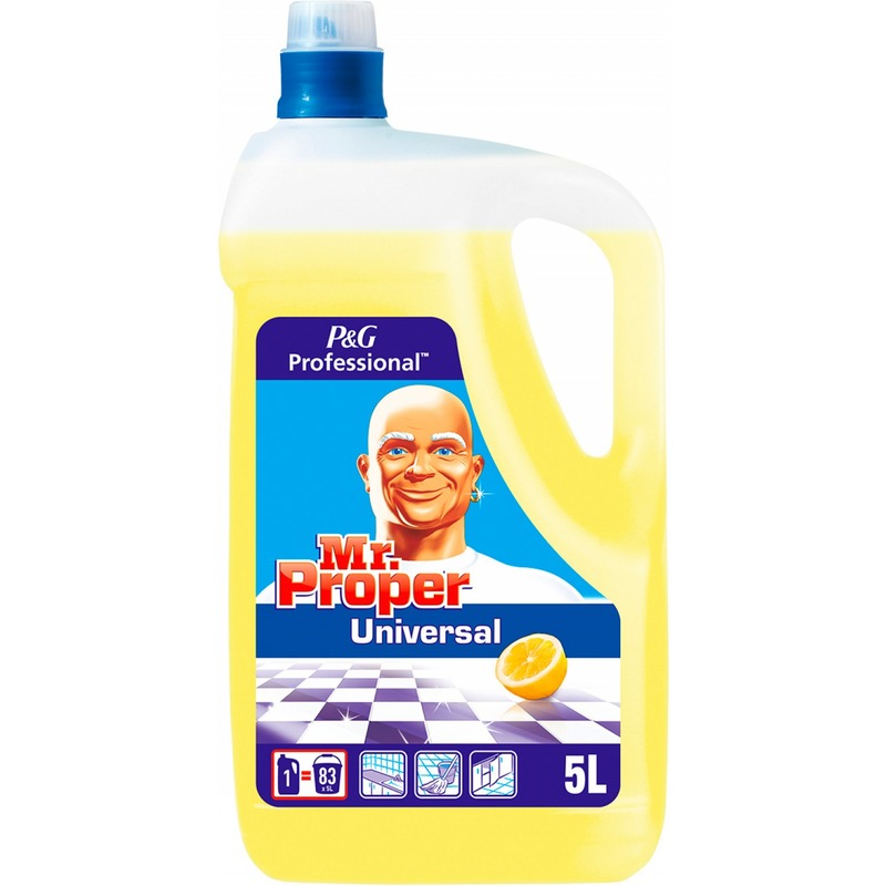 Uniwersalny płyn MR PROPER Lemon, profesjonalny, 5l - Środki czystości ...